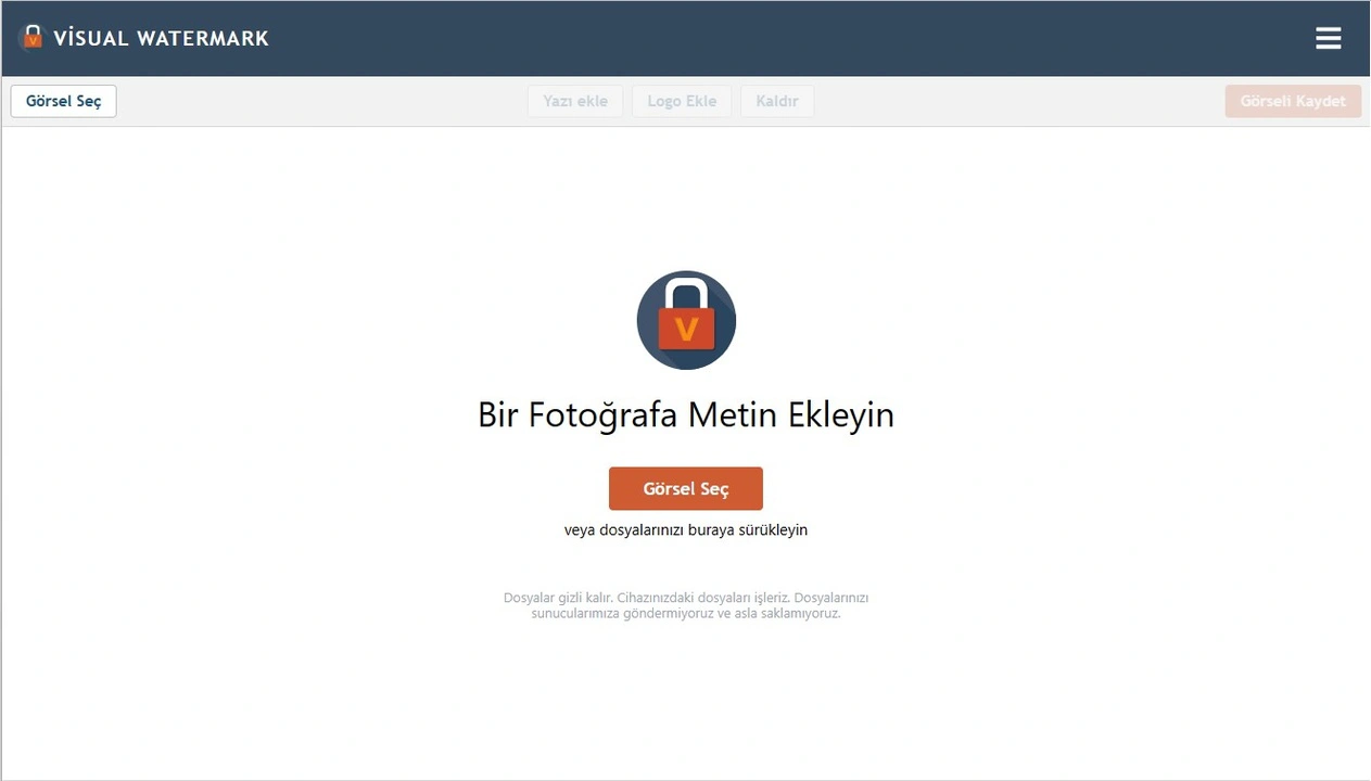 Fotoğrafa Yazı Ekleme Çevrimiçi, Hızlı ve Kolay | Visual Watermark