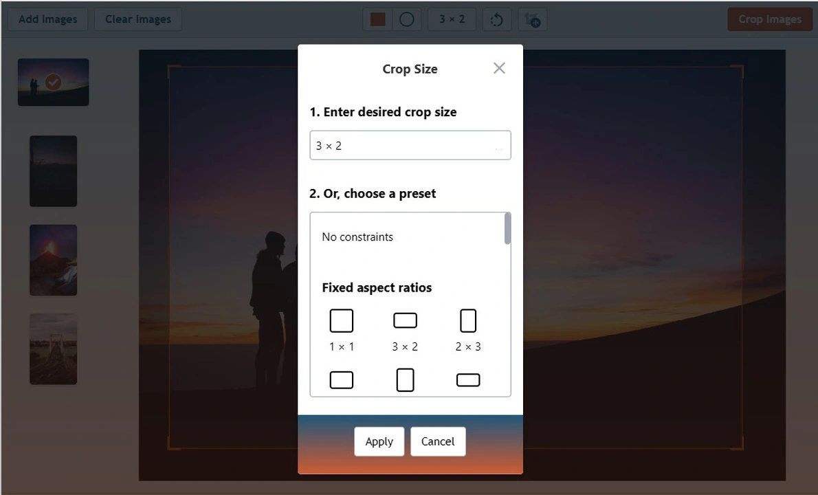 Crop Image Online: Free Image Cropper | Visual Watermark